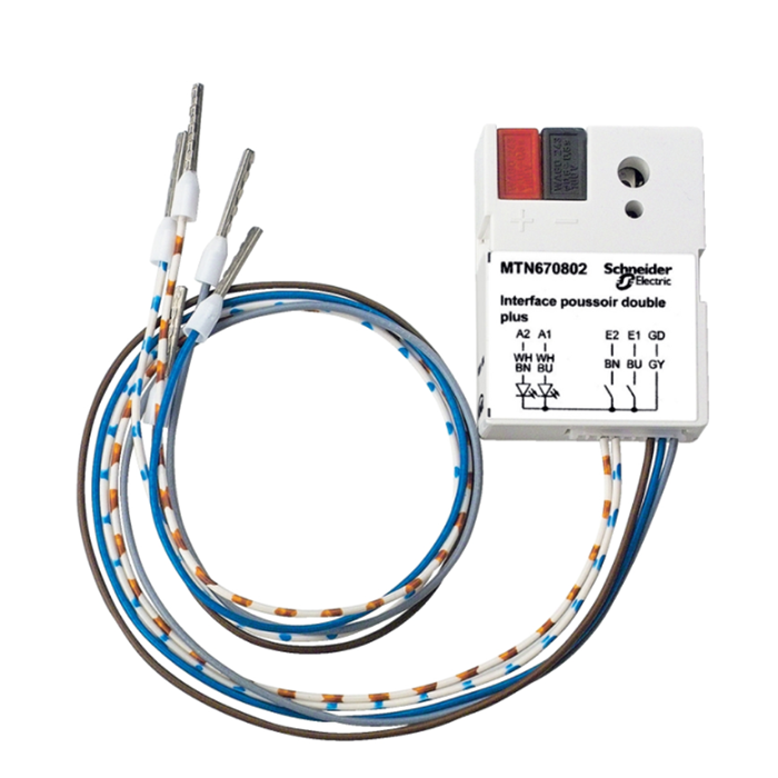 MTN670802 Schneider Push-button interface 2-gang plus – knx-bus